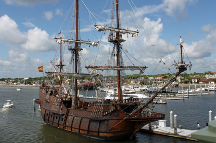 El Galeon - A 16th century replica galleon is in St. Augustine